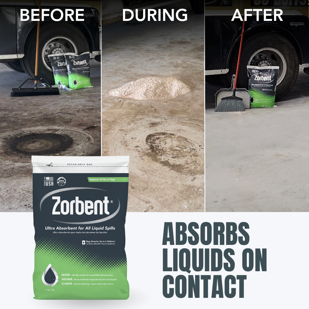 Zorbent® Spill Absorbents | For All Leaks, Messes and Spills – Zorbent ...