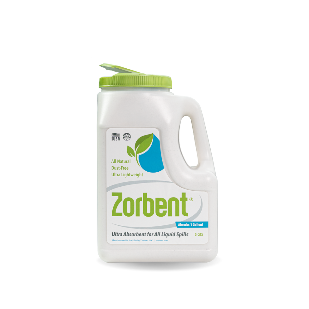 Zorbent® absorb liquid spills