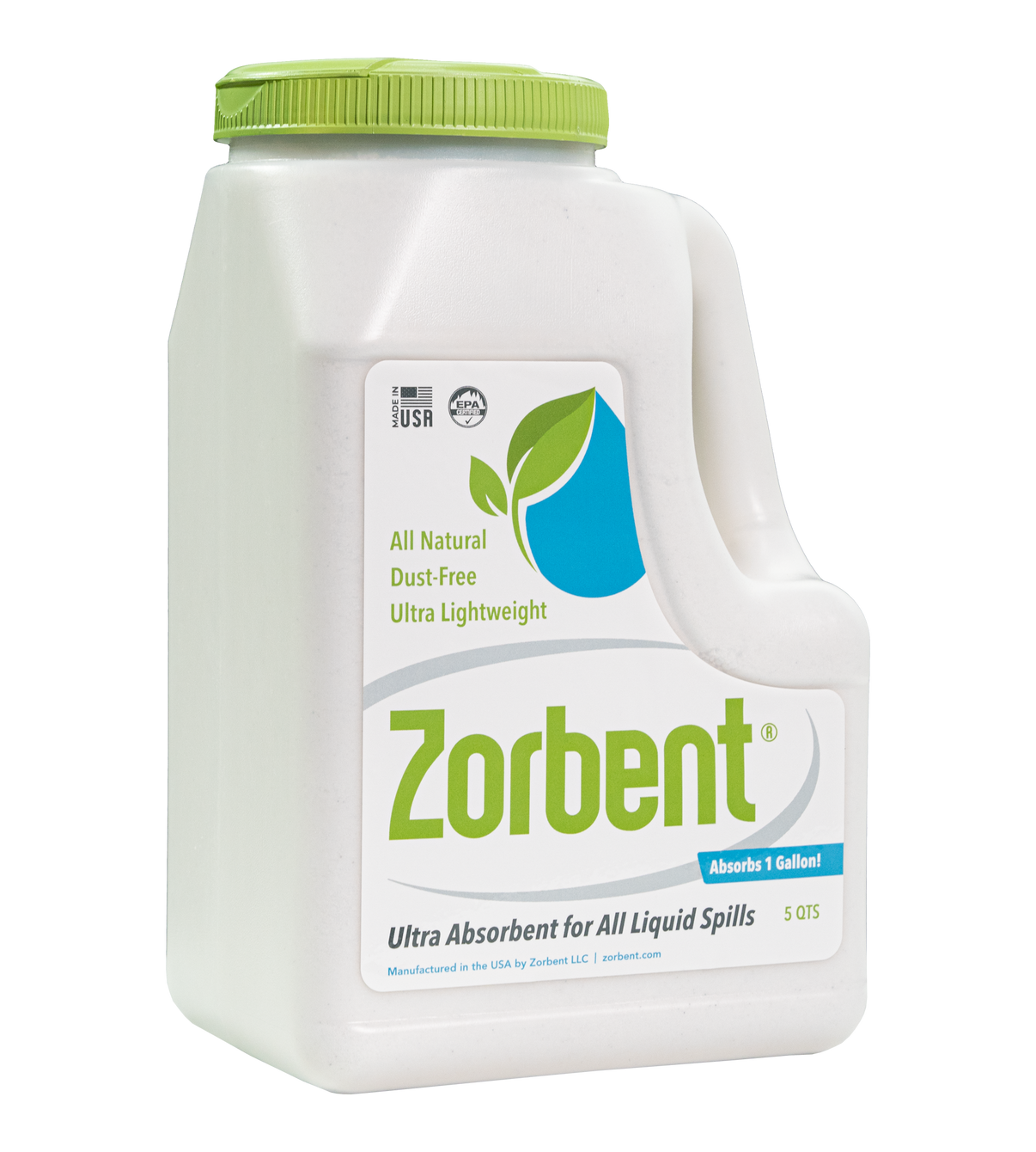 Zorbent® absorb liquid spills